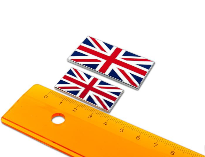 Self Adhesive Union Jack Badges - Enamal - Elise Shop